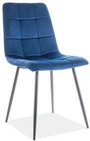 Casarredo - Komfort nábytek Jídelní židle MILA velvet granátově modrá/černý kov