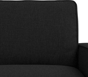 Set pohovek 2 ks Černá textil 3407502