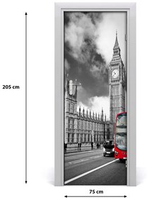 Fototapeta samolepící na dveře Big Ben Londýn 75x205 cm