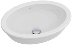 Villeroy & Boch Loop&Friends - Umyvadlo vestavné 430x285 mm, bez přepadu, bez otvoru pro baterii, CeramicPlus, alpská bílá 616111R1