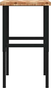 Pracovní stůl 100x60x(73–99,5) cm masivní akácie obdélníkový 3309693