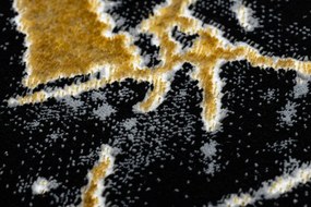 Dywany Łuszczów Kusový koberec Gloss 529A 82 3D mramor black/grey Rozměry koberců: 280x370