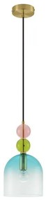 Nova Luce Závěsné svítidlo MURANO, 16cm, E14 1x5W