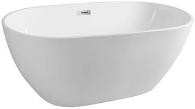 Aqualine, DOURO volně stojící vana 150x80 cm, bílá, E1850