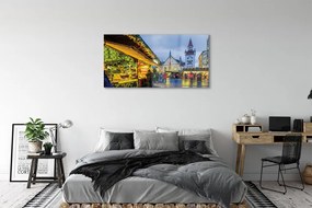 akrylový obraz Německo Old Market prázdniny 125x50 cm