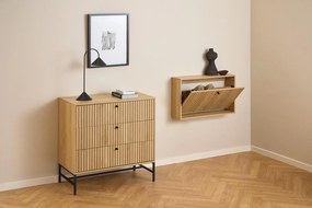 ACTONA Komoda ALBANY hnědá 80,6x40x80,4 cm