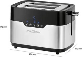 ProfiCook TA 1170 / Toaster / 920 W / pro 2 toasty
