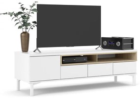 FN TV stolek Atrei 179 bílá/dub sonoma