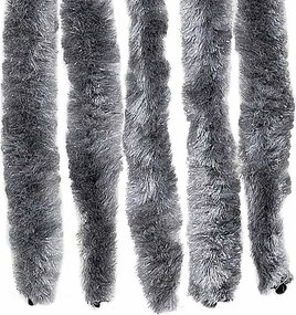 Závěs proti hmyzu stříbrný 90 x 220 cm Chenille 284286