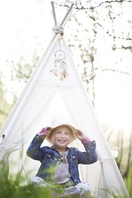 Vigvam design Nature Teepee pro holčičky - PĚTIÚHELNÍKOVÉ BEZ DOPLŇKŮ