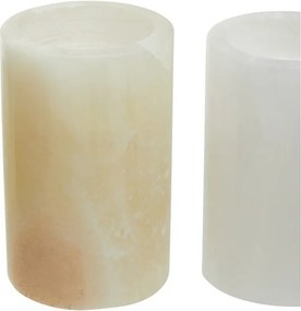 Kamenné svícny v sadě na čajovou svíčku 3 ks Oleena – Premier Housewares