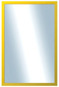 DANTIK - Zarámované zrcadlo - rozměr s rámem cca 40x60 cm z lišty PASTELKA žlutá rovná (2561)