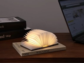 Černá přenosná světelná dekorace na USB BookLight – Gingko