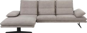 XXXLutz ROHOVÁ SEDAČKA, textil, šedá Chilliano - Sedací soupravy - 000137003816
