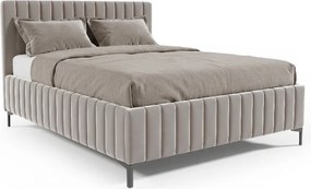 Eka Čalouněná postel INTIMA+ 120x200 cm Barva látky Trinity: Černá (Trinity 2316), Úložný prostor: Bez úložného prostoru, Barva nožek postele: Černá