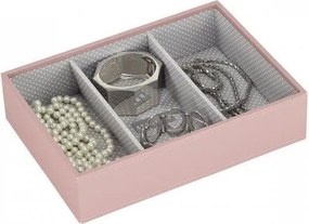 Krabička na šperky Stackers se 3 přihrádkami classic růžová