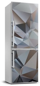 Wallmuralia Nálepka na ledničku Abstrakce trojúhelníky 60x180 cm