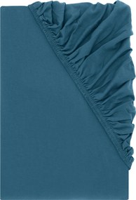 Livarno® Žerzejové napínací prostěradlo, 140-160 x 200 cm (modrá)