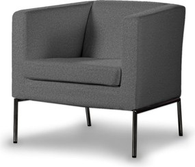 Potah na křeslo IKEA Klappsta barva šedá látka pletený vzor