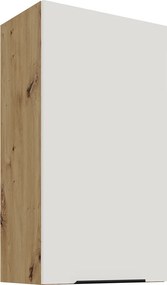 ARIA az | horní skříňka 50 G-90 1F policová | 50 cm | VYSOKÁ | ANTI FINGERPRINT povrch | artisan/bílá