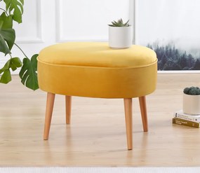 Atelier del Sofa Taburet Moile - Yellow, Žlutá