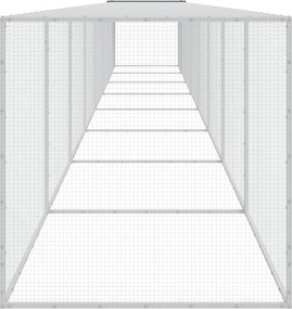 Klec pro kuřata se střechou antracitová 803 x 98 x 90 cm ocel 3189042