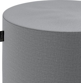 Sedák Barrel- válec pevný barva šedá látka sametová