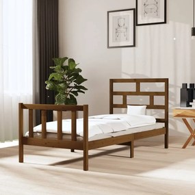 Rám postele medově hnědý masivní borovice 100 x 200 cm,  3101341 HangarStore.cz