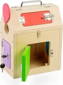 Bigjigs Toys Activity board Domeček / od 12 měsíců