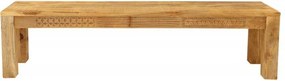 Indický nábytek - Lavice Manu 175x40 z mangového dřeva
