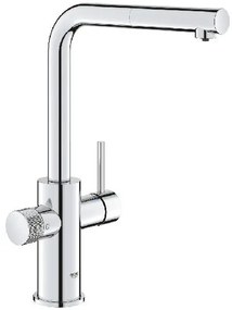 Grohe Blue Pure - Dřezová baterie Minta s filtrační funkcí a výsuvnou koncovkou, chrom 30601000