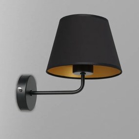 Nástěnná lampa ARDEN 1xE27/60W/230V černá/zlatá