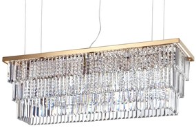 Ideal Lux Závěsné svítidlo MARTINEZ SP8, d. 103 cm Barva: Mosaz