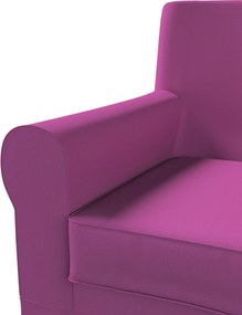Potah na křeslo IKEA Ektorp Jennylund barva růžová látka pletený vzor