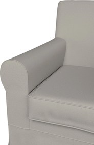 Potah na křeslo IKEA Ektorp Jennylund barva béžová látka pletený vzor