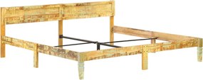 Rám postele masivní recyklované dřevo 200 x 200 cm 288439