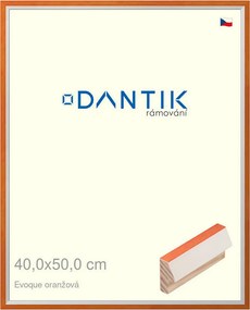 DANTIK rámeček 40x50 | EVOQUE oranžová (Plexi Čiré)