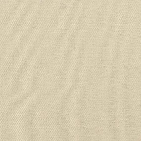 Postel s boxspringem s čelo Krémová 180 x 200 cm textil 3341852