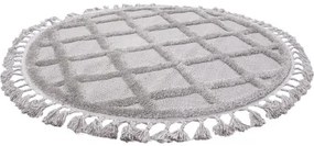 Koberec BERBER 6803 světle šedý kruh
