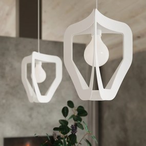 Sollux Lighting Závěsná lampa TRES bílá