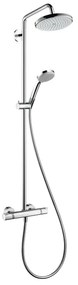 Hansgrohe Croma, Showerpipe 220 1jet s termostatem, chromová, HAN-27185000