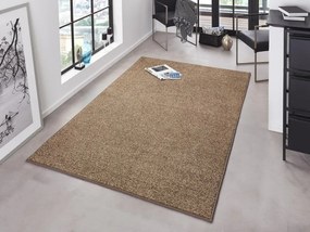 Hanse Home, Kusový koberec Pure 102614 Brown, 80x300, hnědá, kancelář