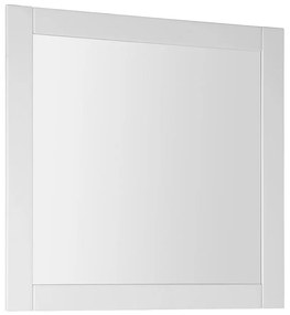 Aqualine FAVOLO zrcadlo v rámu 80x80cm, bílá mat - FV080