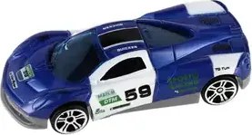 TEDDIES Auto sportovní 6 ks 8 cm / Hračka / Kov/plast / Volný chod / o