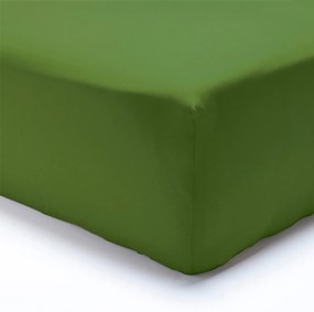 Polášek Jersey prostěradlo na vysokou matraci (až 30cm), 180x200cm, na dvoulůžko, tmavě zelené