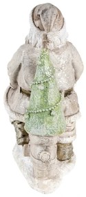 Dekorativní soška Santy na skútru – 12x6x14 cm