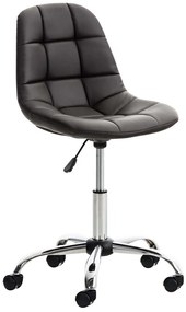 Kancelářská židle Lisburn - umělá kůže | hnědá