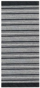 Oriental Weavers, Pratelný běhoun Laos 125/999X, 55x85, černobílá, chodba / předsíň