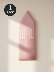 Sinsay - Čalouněný panel s motivem domku - pastelová růžová