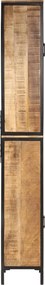 Koupelnová skříňka 40 x 27 x 180 cm železo a masivní mangovník 3217113